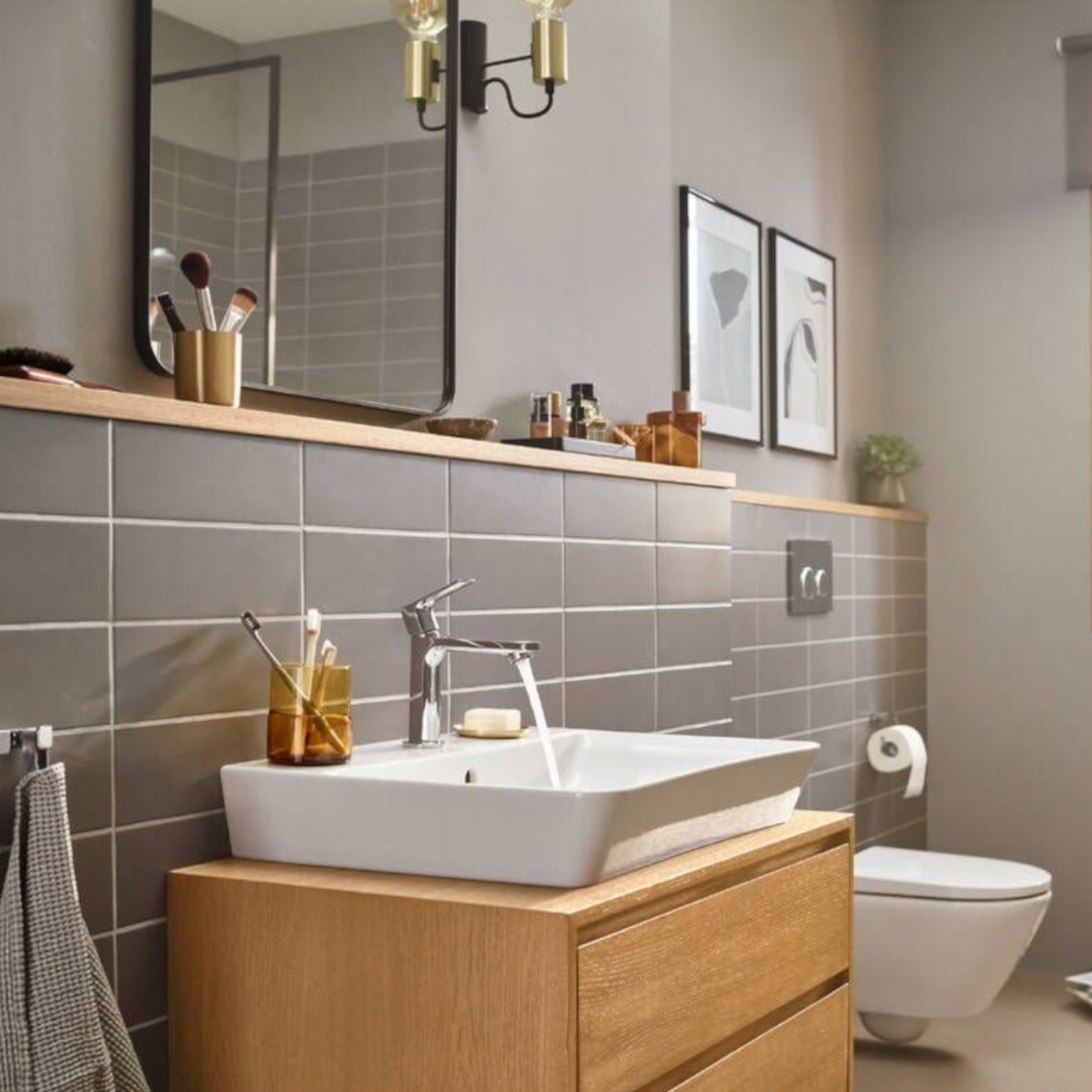 Miscelatore lavabo hansgrohe rebris e con scarico tradizionale ...