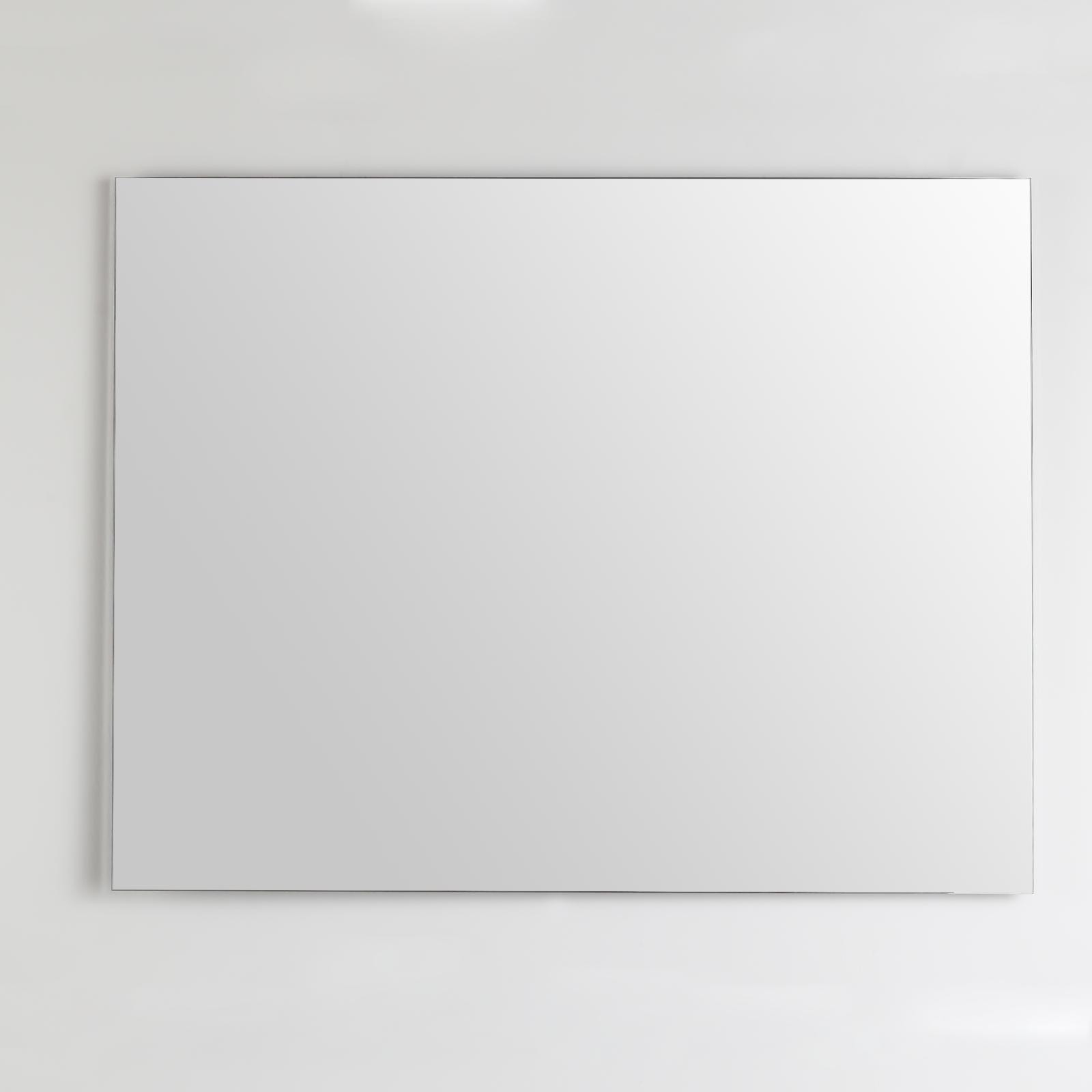 Mobile bagno sospeso rovere chiaro 100 cm doppio cassetto con specchio ...
